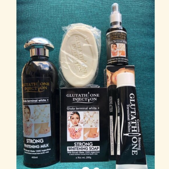 Skincare | Glutathione Strong Whitening Milk Lotion Set Lotion Serum ...